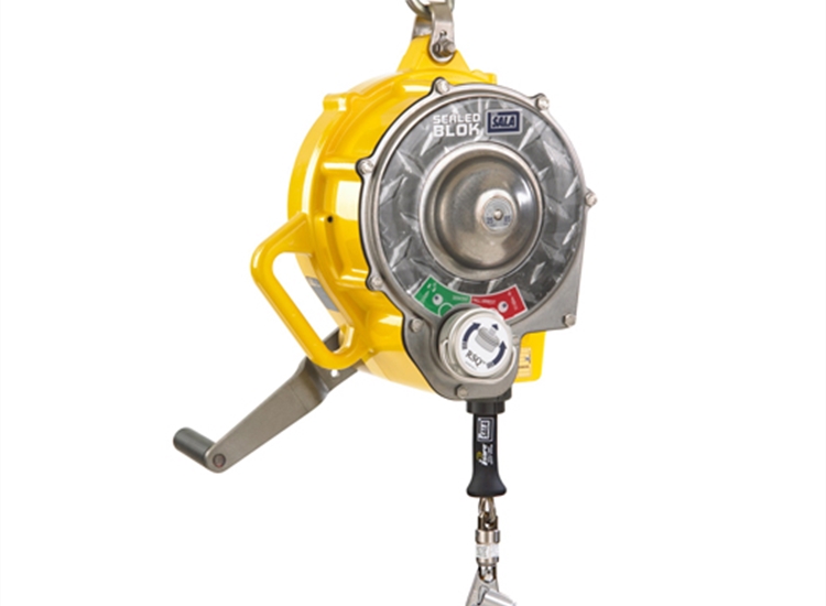 DBI Sala 25Mtr Sealed-Blok Self Retracting Lifeline with Rescue Winch ...