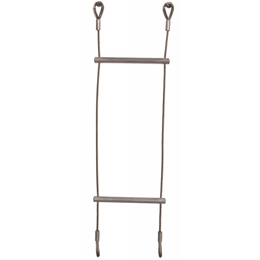 Lyon Compact Ladder, Plain Rungs, Swaged Eye Fittings, 25cm Rung ...